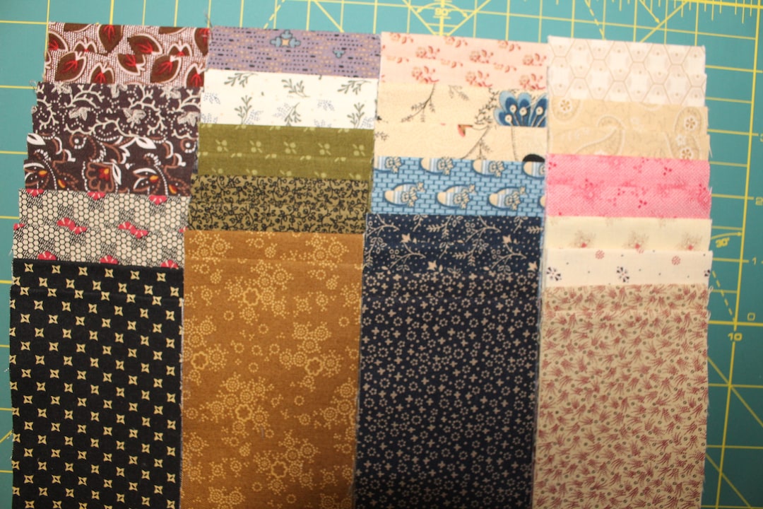 40 Jelly Roll CIVIL WAR/REPRODUCTION 2.5x44" Strips 100% Cotton Quilt ...