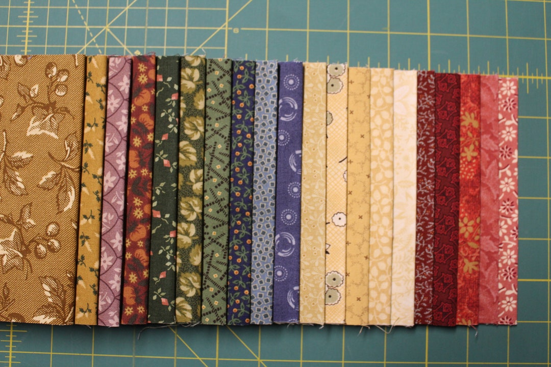 20- 6" Strips(6x44") THIMBLEBERRIES 100% Cotton Quilt Fabric by Lynette ...