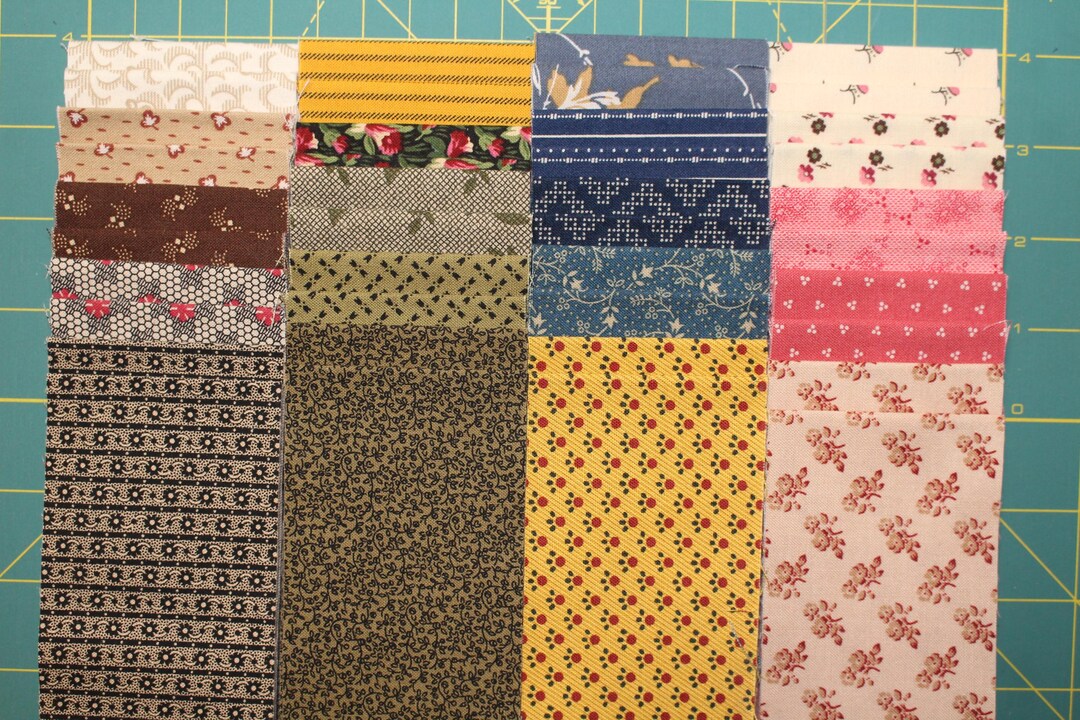 40 Jelly Roll CIVIL WAR 2.5x44 Strips 100% Cotton Quilt Fabric by ...