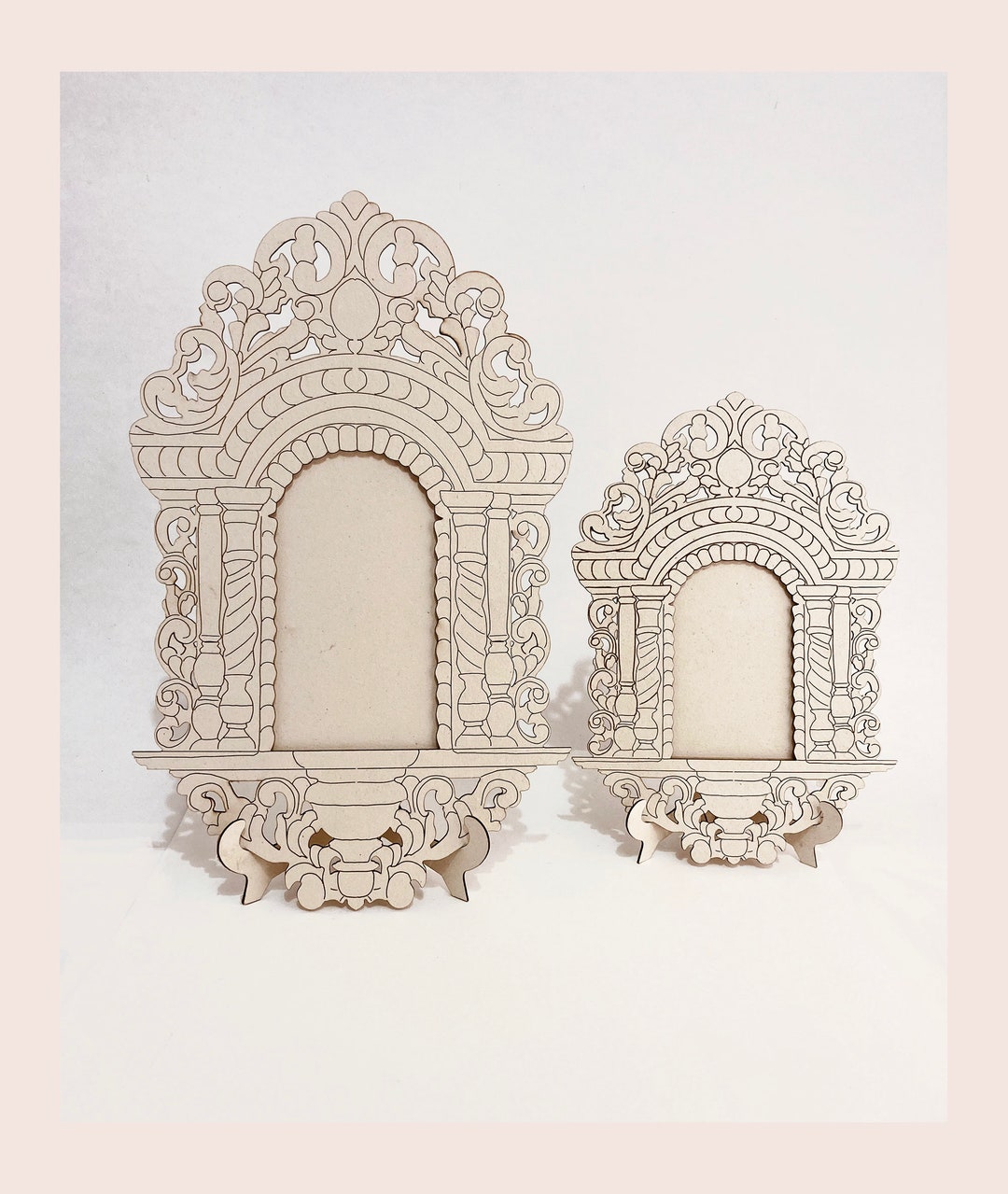 Elegant Baroque Frame Cut Out for Crafting and Painting - Etsy UK
