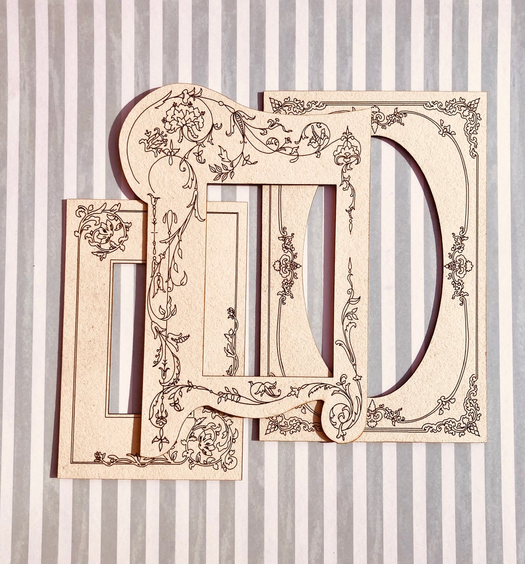 SVG Junk Journal Frame. Frames File Set for Scrapbooking. Digital ...