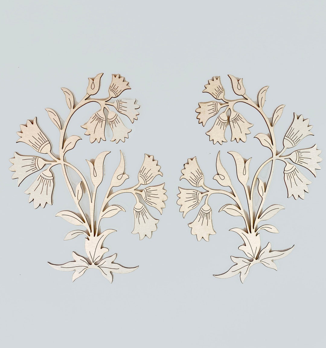 Vintage Floral Chipboard Shapes for Junk Journal or Scrapbooking Laser ...