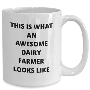 Dairy Farmer Mug Funny Coffee Tea Cup Novelty Unique Cheap - Etsy
