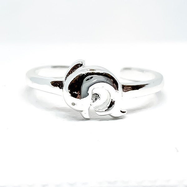 Dolphin Toe Ring - Etsy