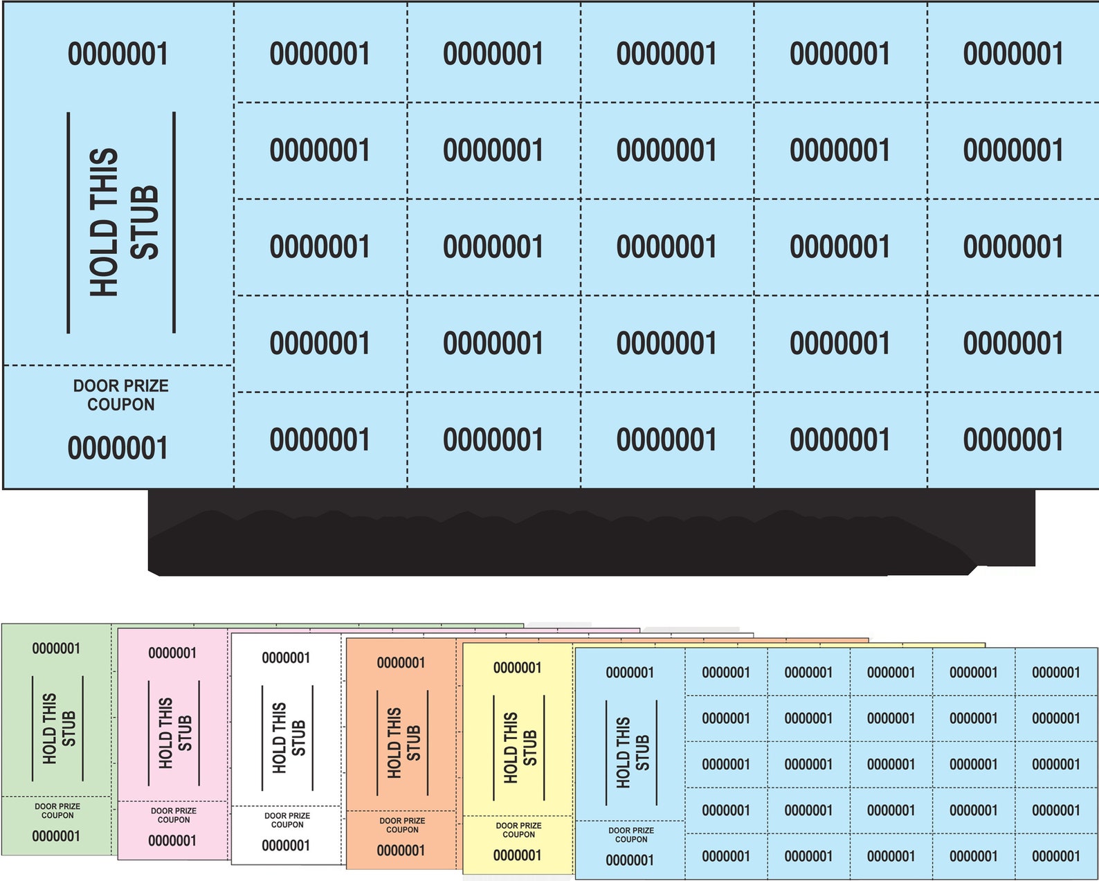 1000-chinese-auction-penny-sale-tricky-tray-tickets-made-in-us-free ...
