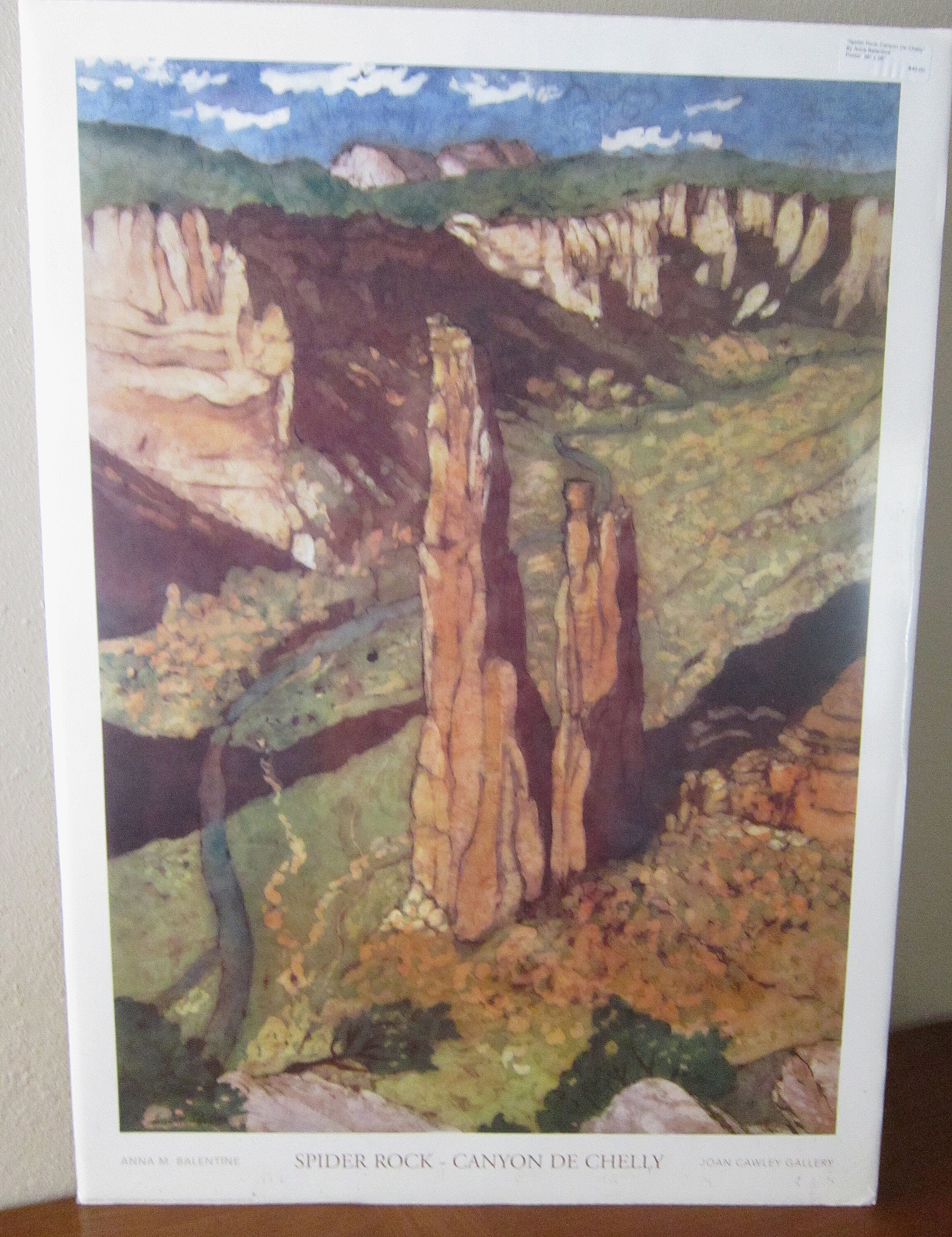 Southwest Landscape, "spider Rock-canyon De Chelly" Print by Anna ...