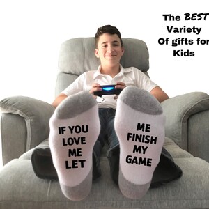 Gaming Socks for All. Funny Gamer Gift for Boy and Girl. All Sizes ...