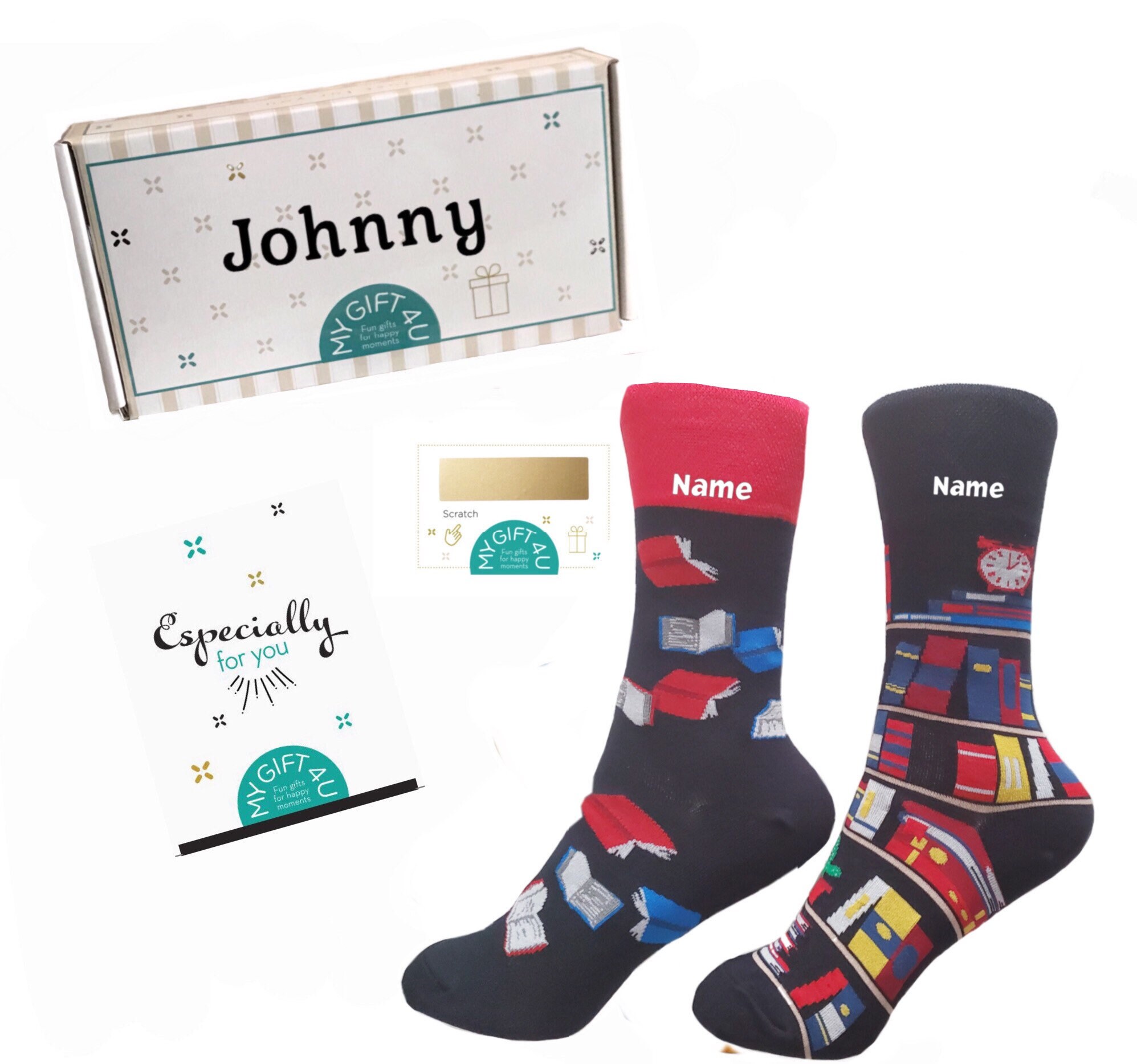 Book Lover Gift. Book Club Socks. Mismatched Socks. Love - Etsy