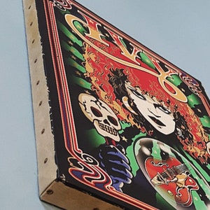 Vince Ray Print on Canvas of Poison Ivy From Legendary Band the Cramps ...