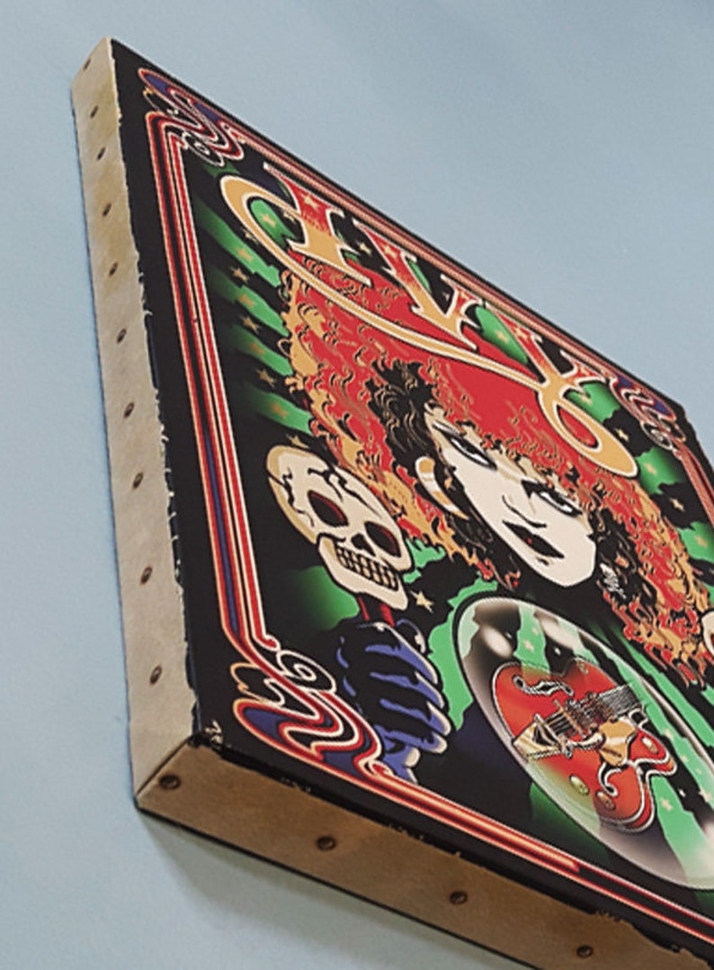 Vince Ray Print on Canvas of Poison Ivy From Legendary Band the Cramps ...