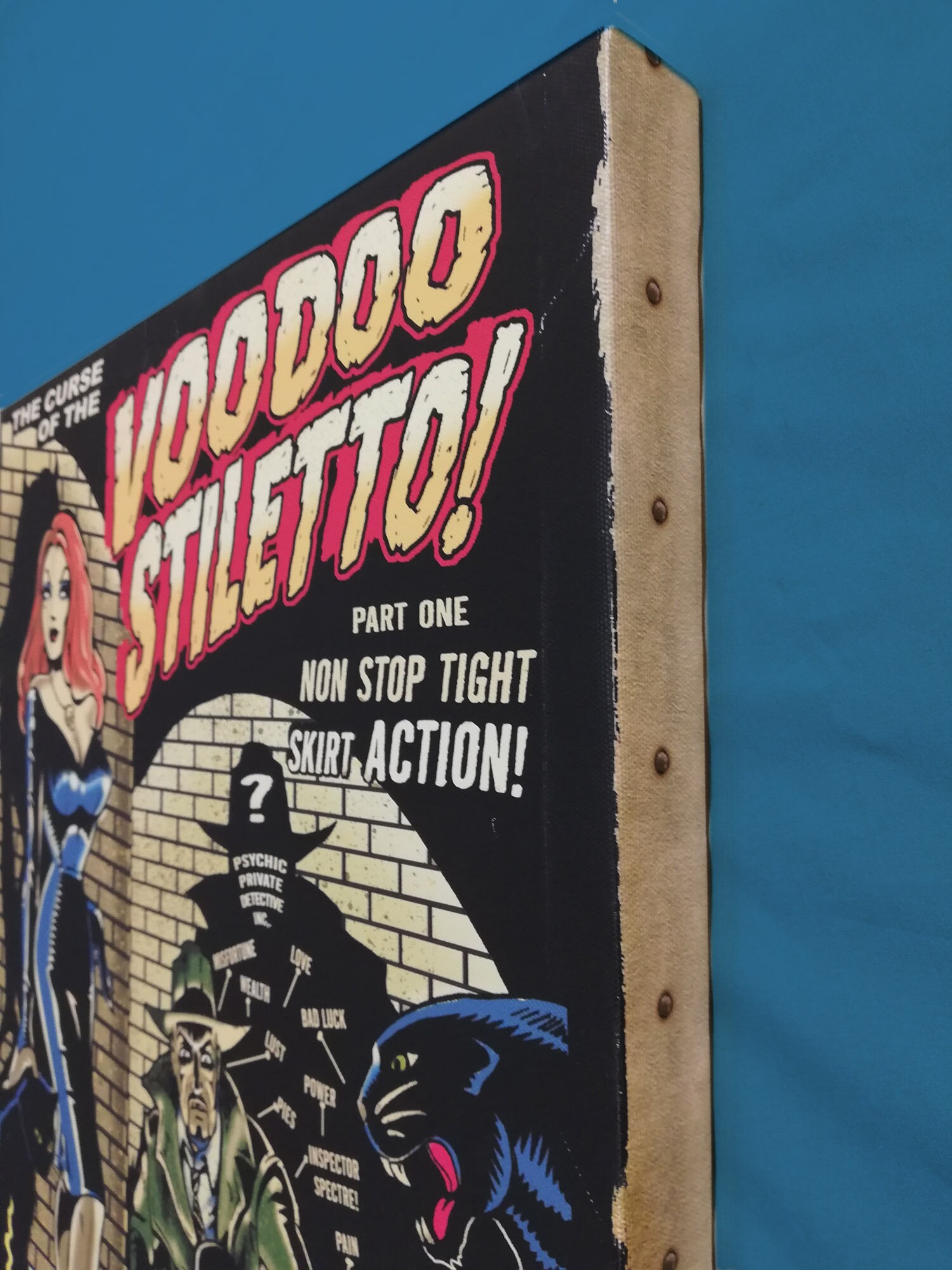 Vince Ray Canvas Print, Voodoo Stiletto, Lowbrow Art - Etsy