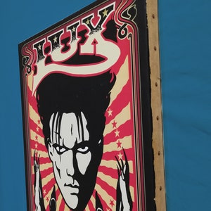 Vince Ray Canvas Print, Lux Interior and Poison Ivy the Cramps - Etsy