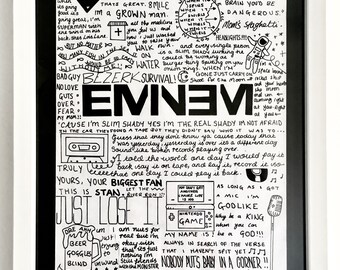 Eminem Print | Etsy