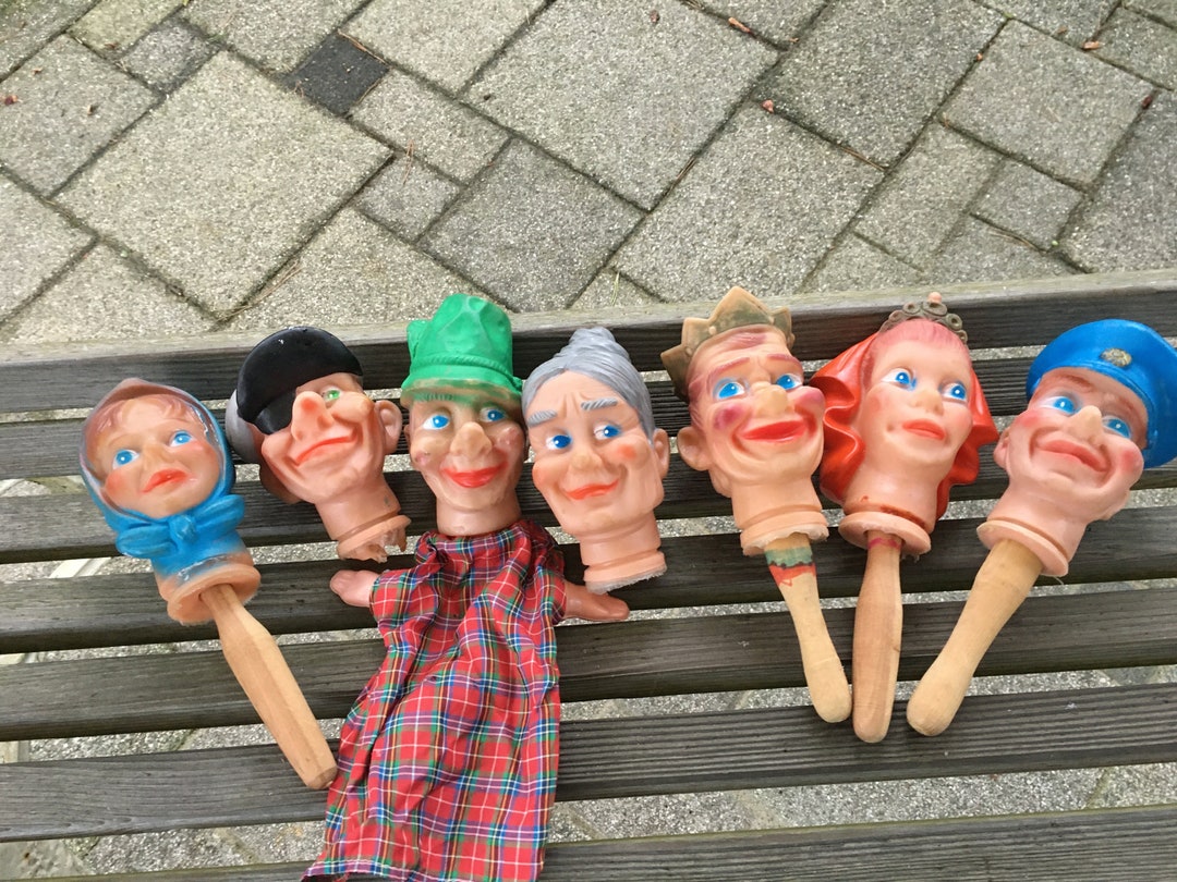 Erlo Hand Puppet Kasperle-puppet Puppet Theater Vintage 60s 70s Robber ...