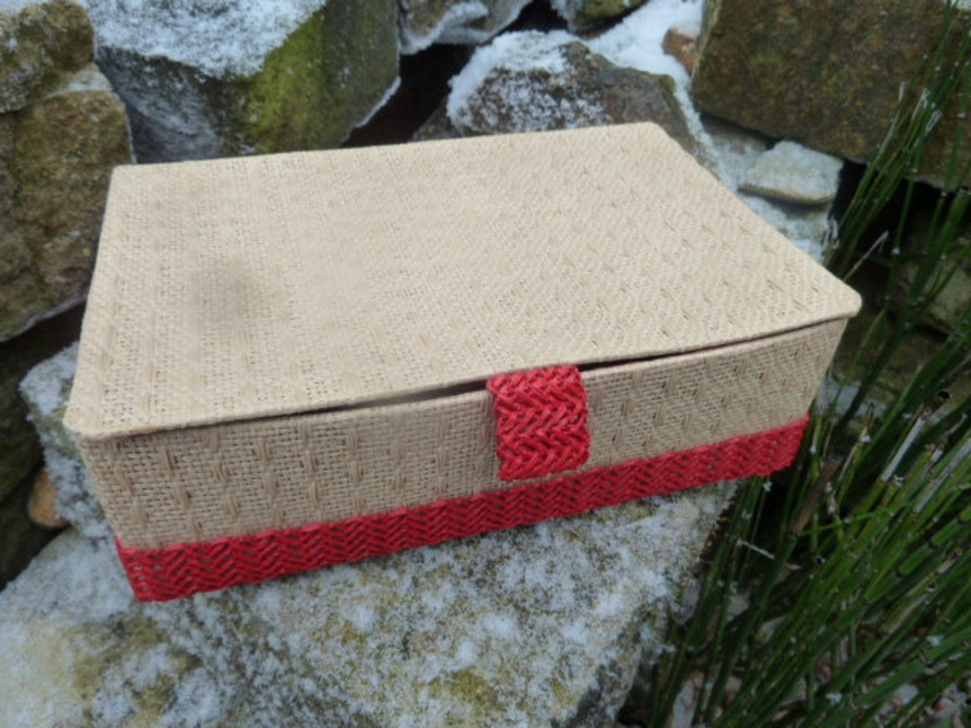 Box, Box, Bast, 60s, Vintage - Etsy