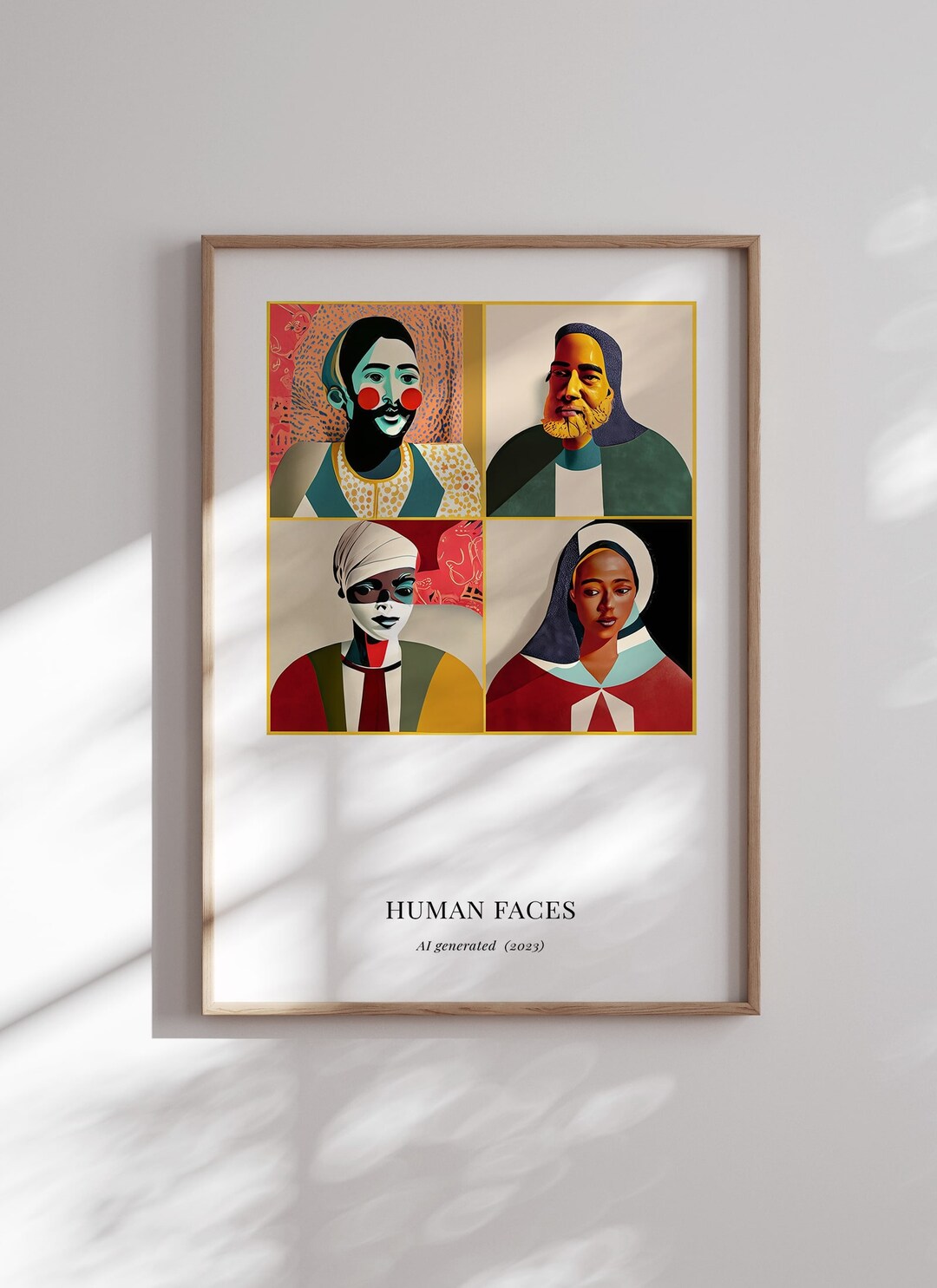 Printable Wall Art: Human Faces - Etsy