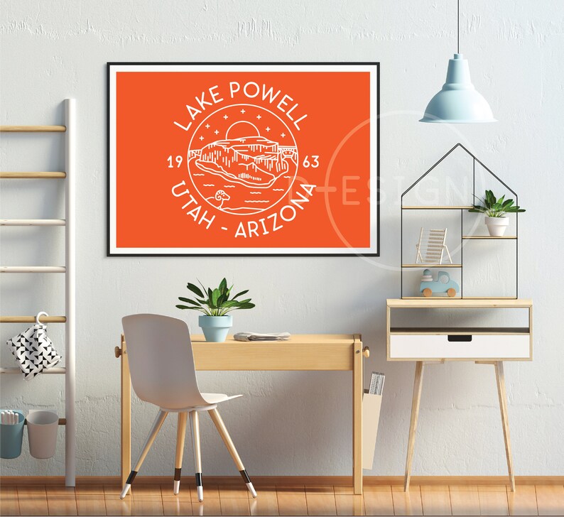 Lake Powell Est. 1963 .svg File .dxf File .png File . Eps - Etsy