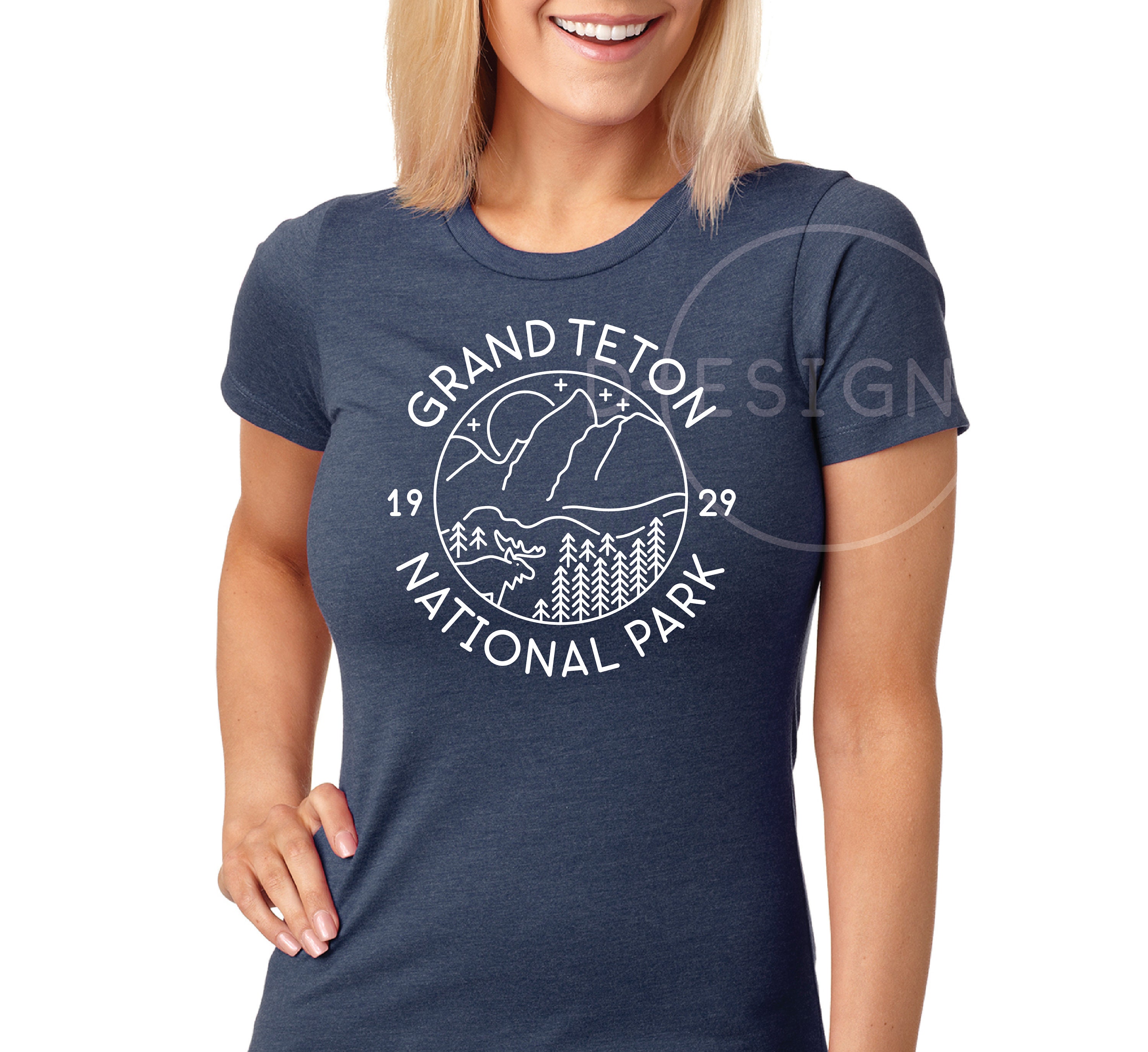 Grand Teton National Park Est. 1929 .SVG File Grand Teton - Etsy