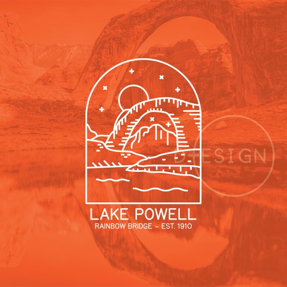 Lake Powell Rainbow Bridge Est. 1910 SVG EPS DIY File Cut | Etsy