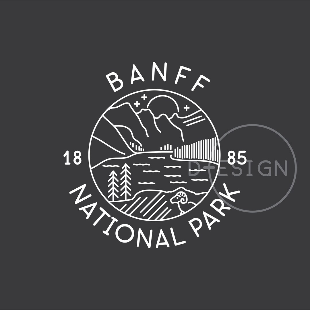 Banff National Park Est. 1885 SVG File: Vacation Shirt Design (digital ...