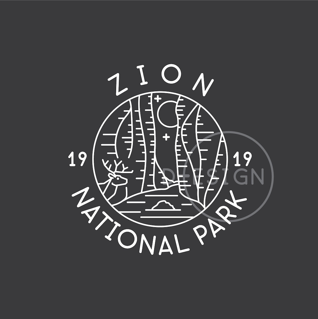 Zion National Park SVG File (digital Download) - Etsy
