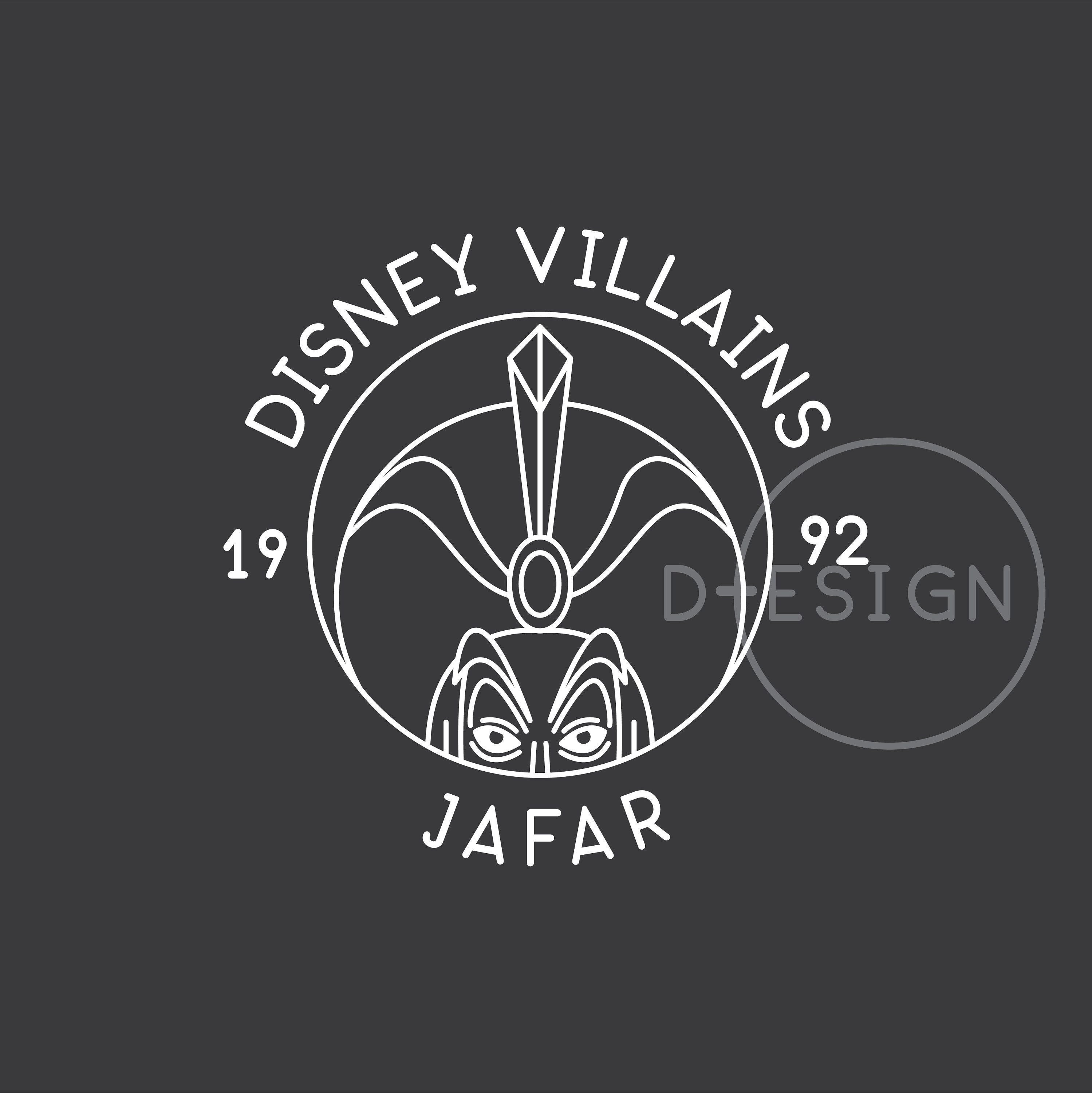 Theme Park Villain Jafar .svg .eps .png .dxf Files - Etsy Canada