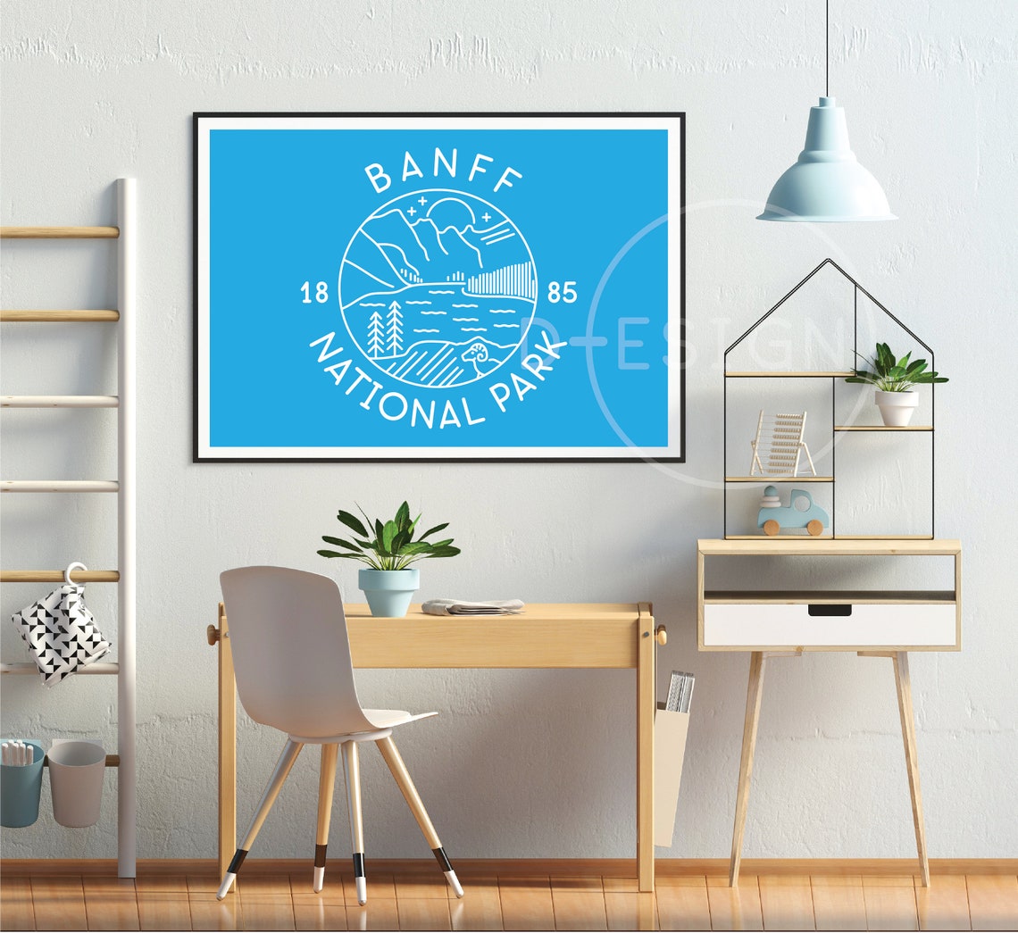 Banff National Park Est. 1885 .svg File .dxf File .png File - Etsy Canada