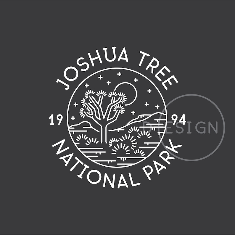 Joshua Tree National Park Est. 1994 SVG Joshua Tree National | Etsy