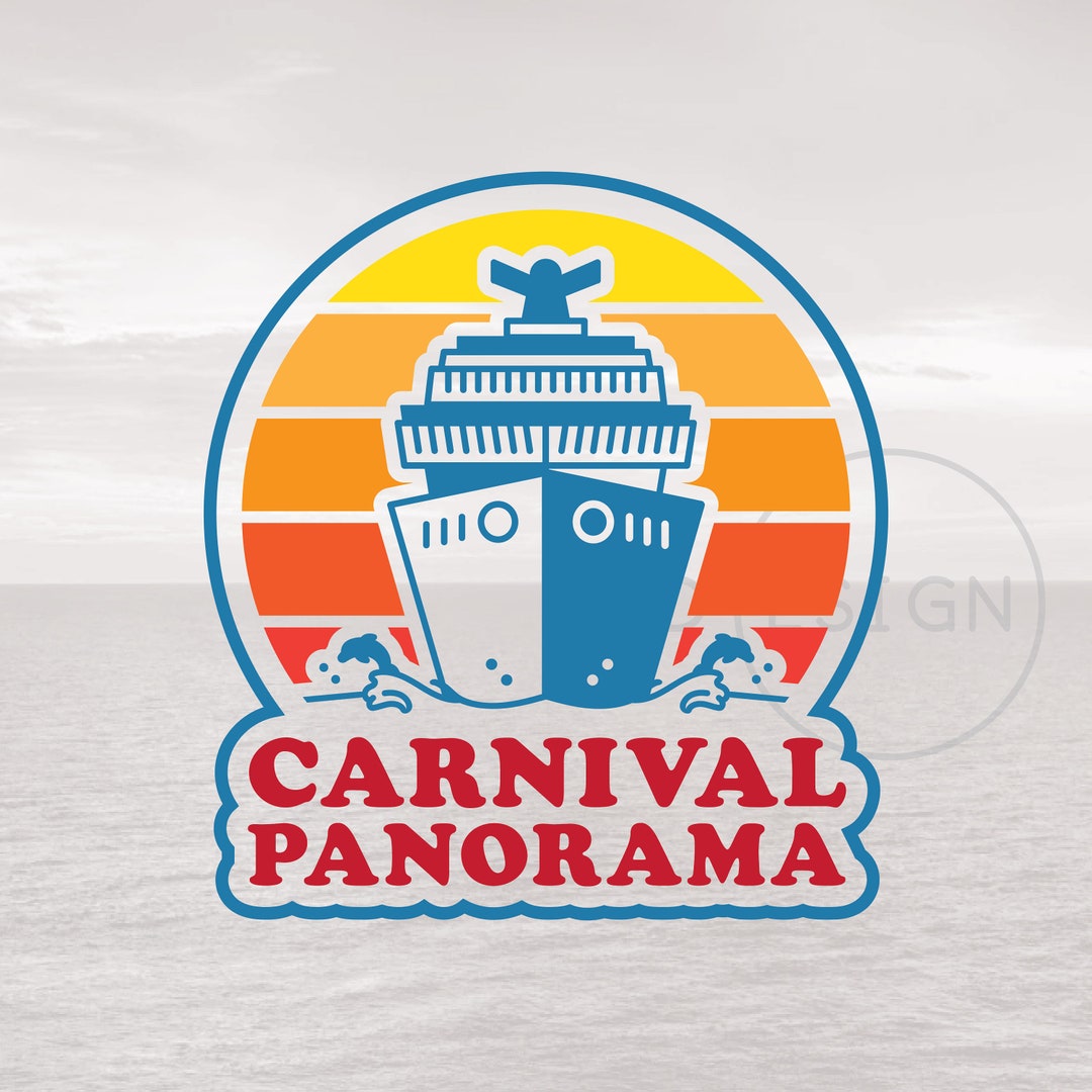 Carnival Panorama Digital Art (.svg, .eps, .png, .dxf) Retro Cruise ...