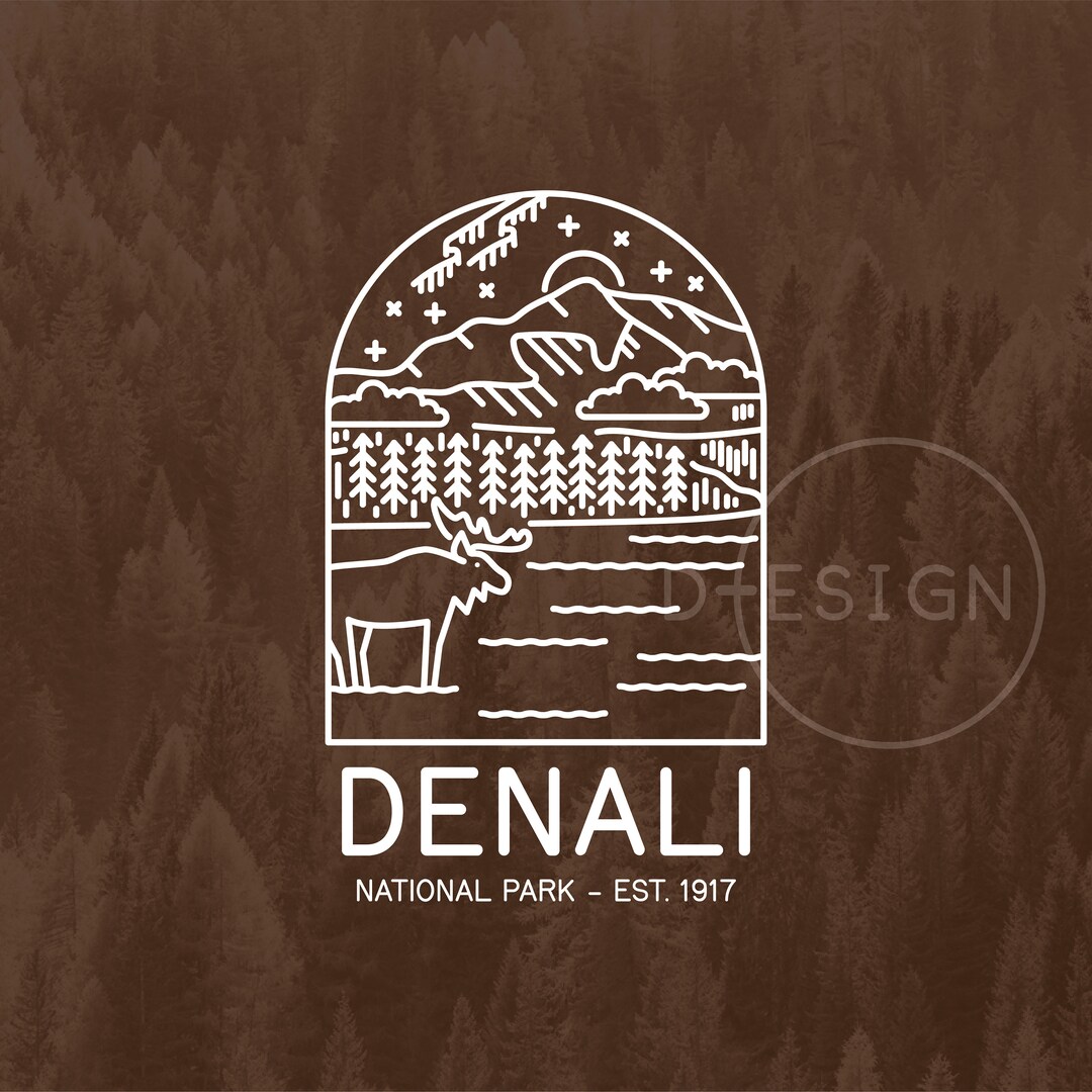 Denali National Park SVG DIY File (digital Download) - Etsy