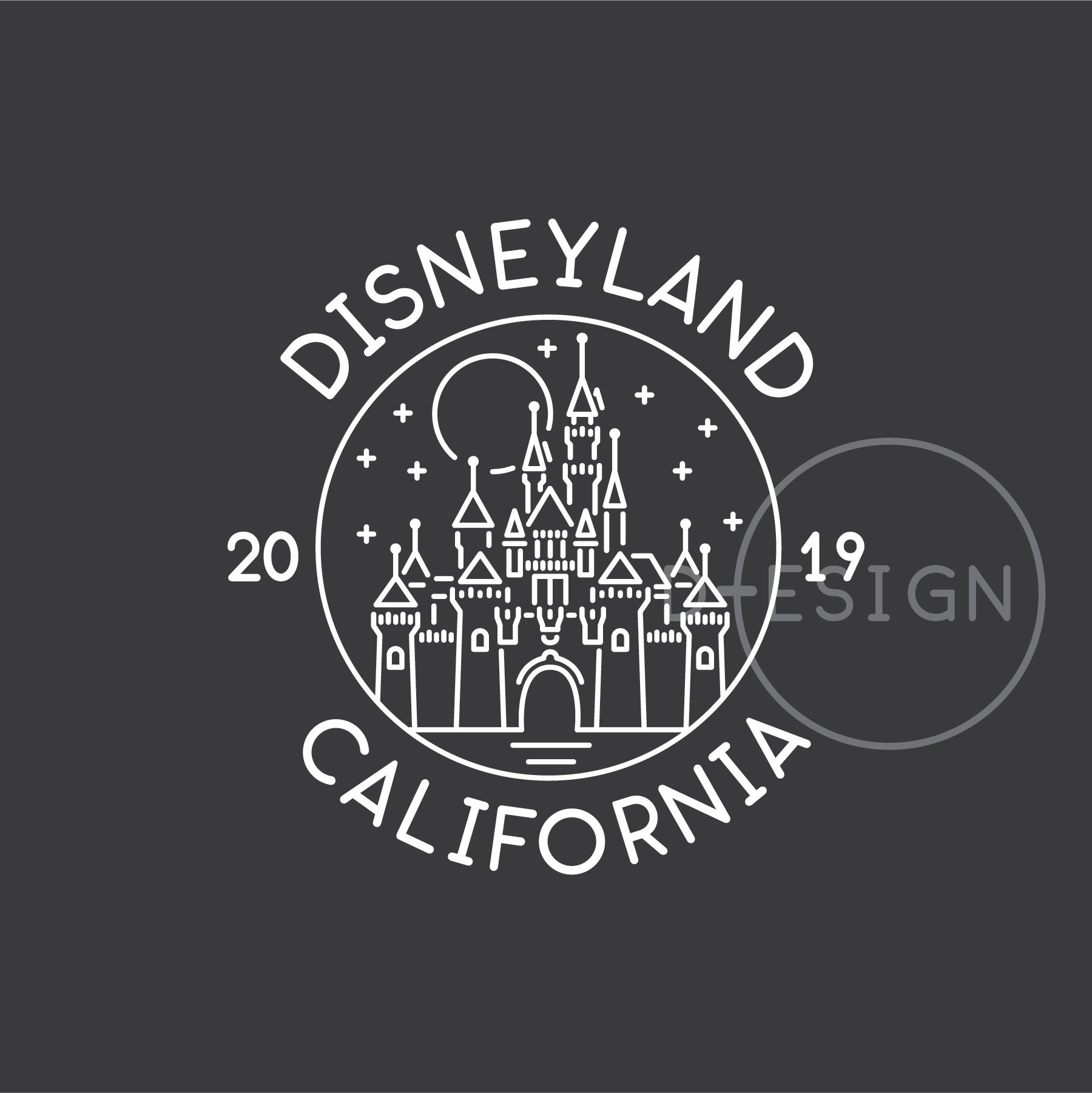 Disneyland Sign SVG Disneyland Sign SVG