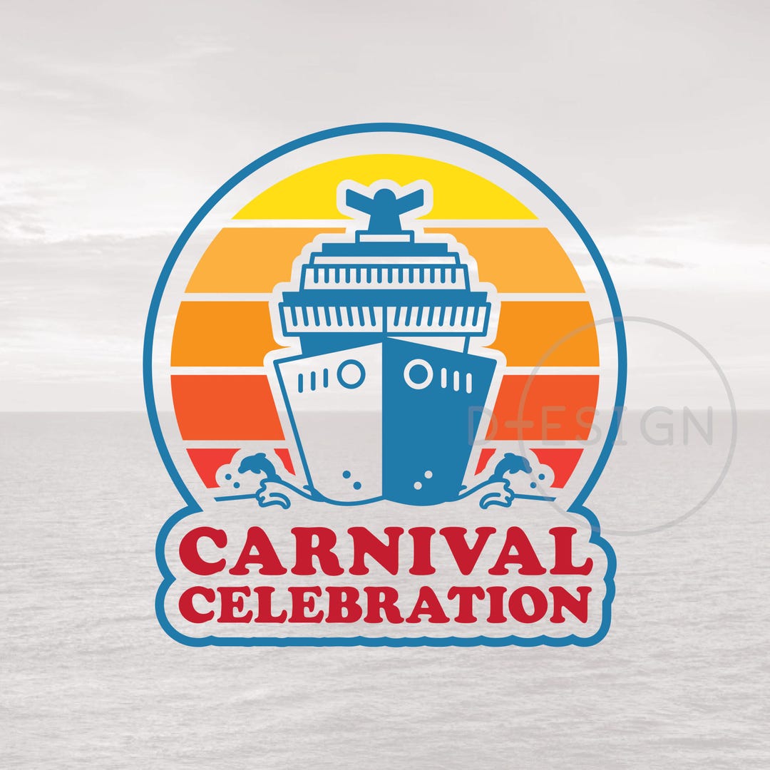 Carnival Celebration Digital Art (.svg, .eps, .png, .dxf) Retro Cruise ...