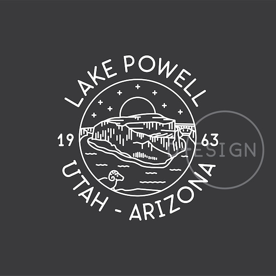 Lake Powell Est. 1963 .svg File .dxf File .png File . Eps - Etsy