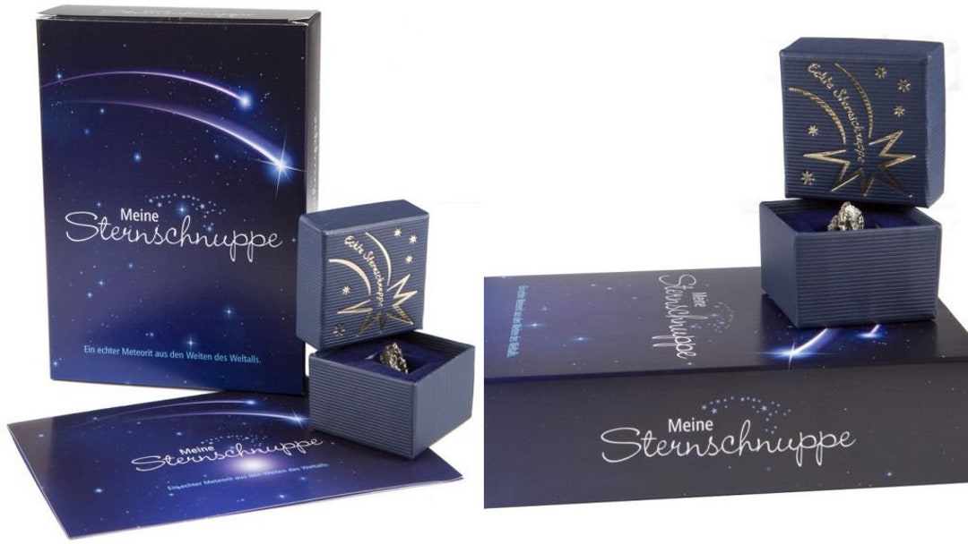 Shooting Star in Gift Box and Greeting Card Wedding Birthday - Etsy