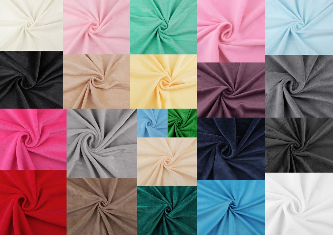 100 X 160 Cm Microplush Sold by the Meter Plush Fabric Sewing Crafts - Etsy