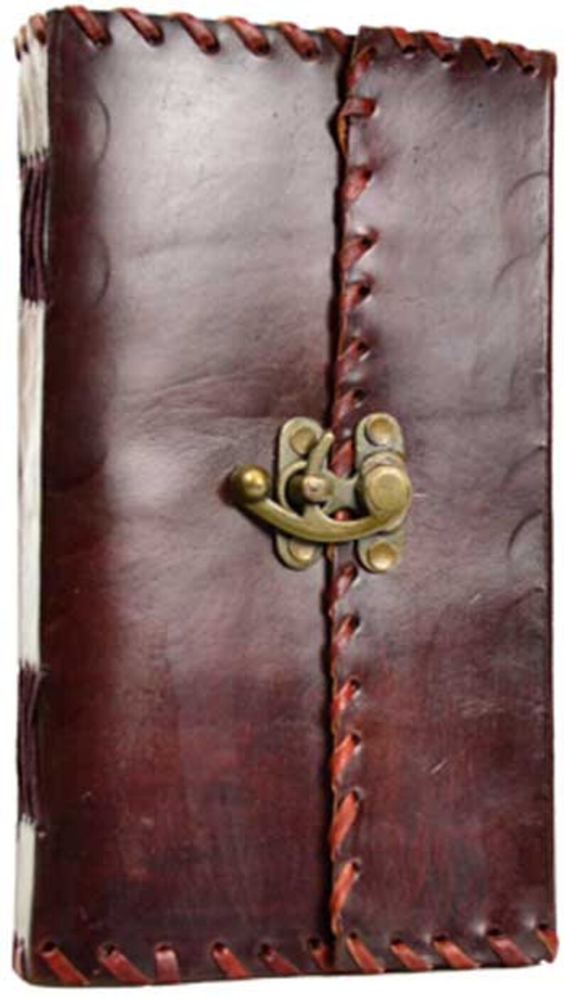 1842 Leather Wrapped Book With Latch - Etsy