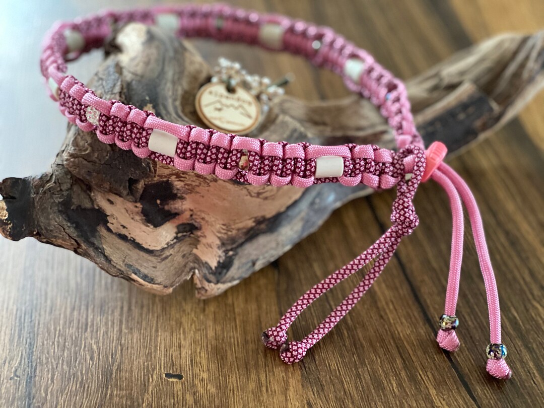 Collar With E-M Ceramic Pipes for Dogs With Name Chain - Etsy