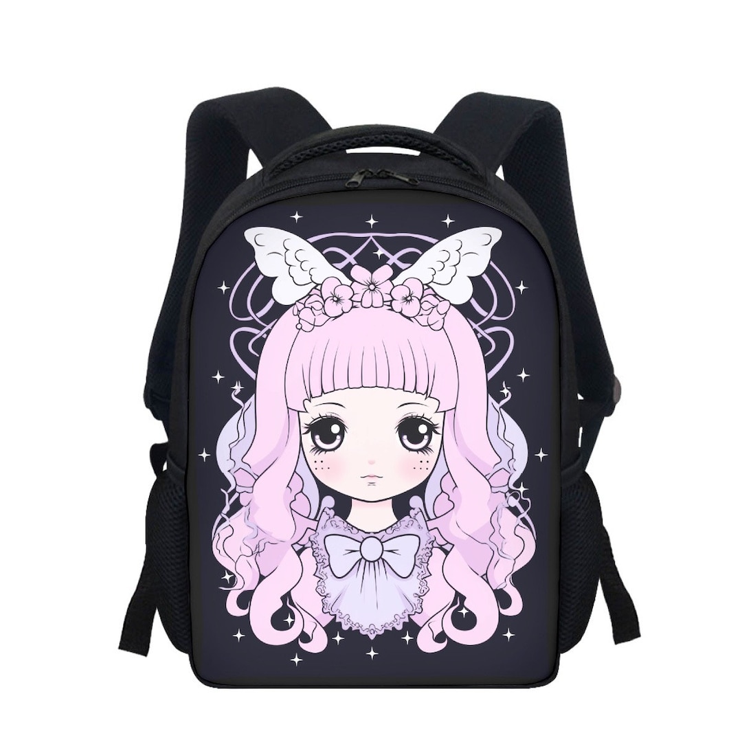 Pastel Goth Cute Anime Girl Backpack - Etsy