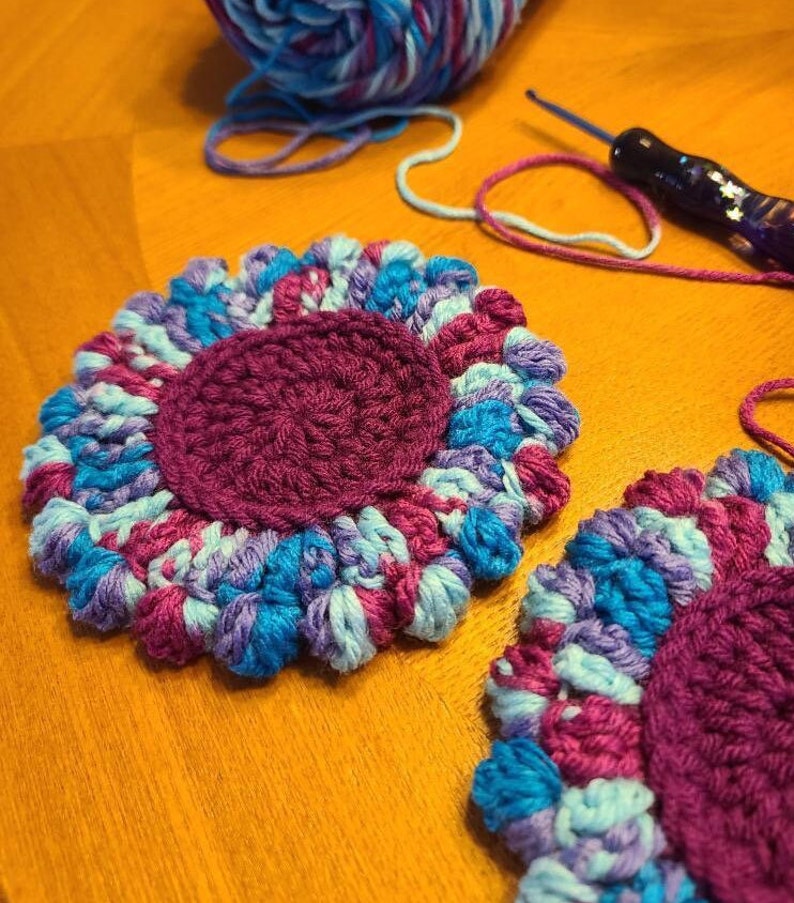 Bobble No Wobble Coaster PDF Pattern Crochet Pattern Mug - Etsy