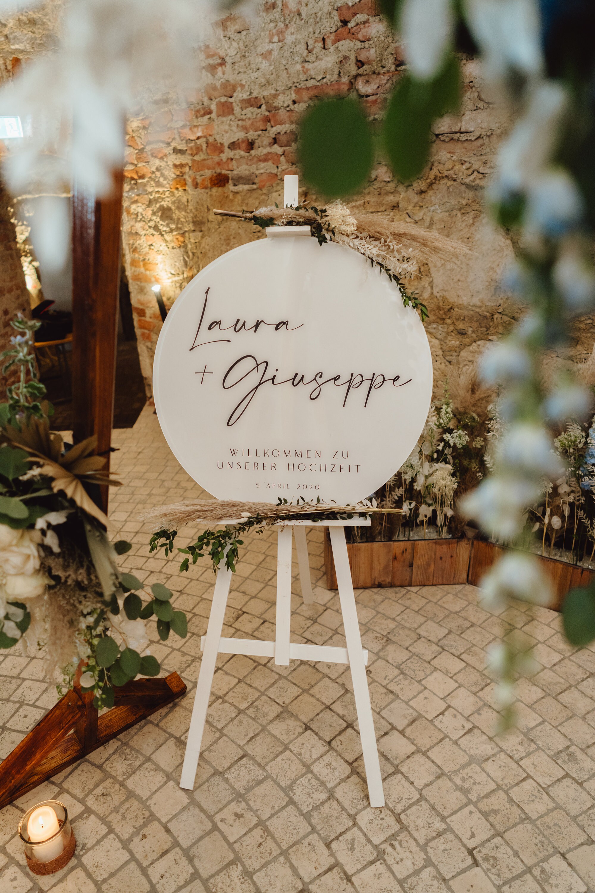 Round Welcome Sign - Etsy