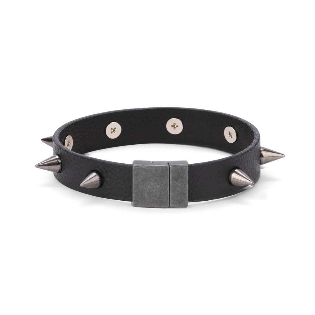 Spiked Armband Spiked Armband Leder Spike Armband Herren Lederarmband ...