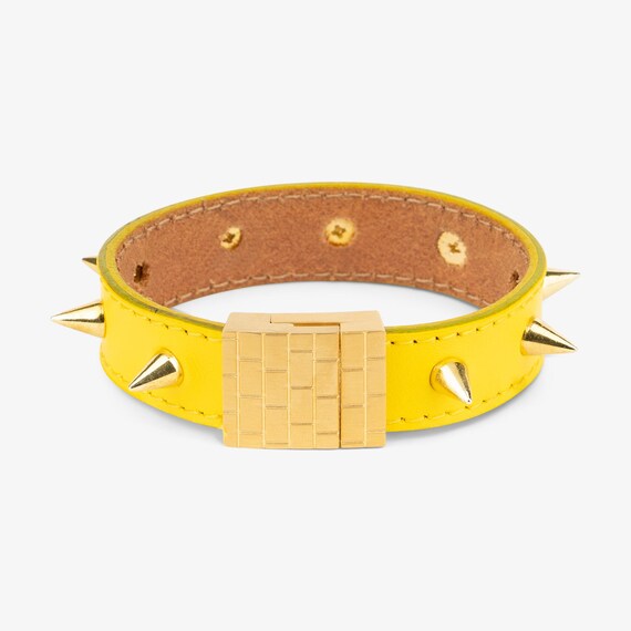 Golden Spike Bracelet Spiked Bracelet Gold Spike Bracelet - Etsy