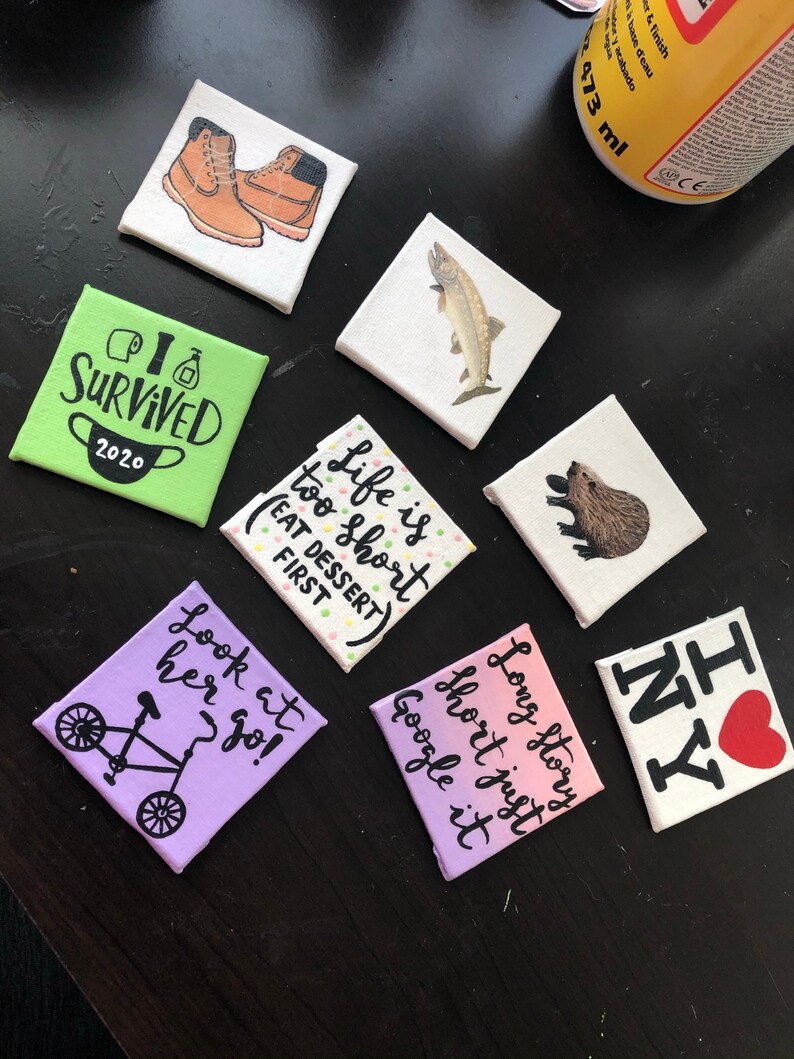 Custom Fridge Magnets 2x2 Fridge Magnets Magnets Mini - Etsy