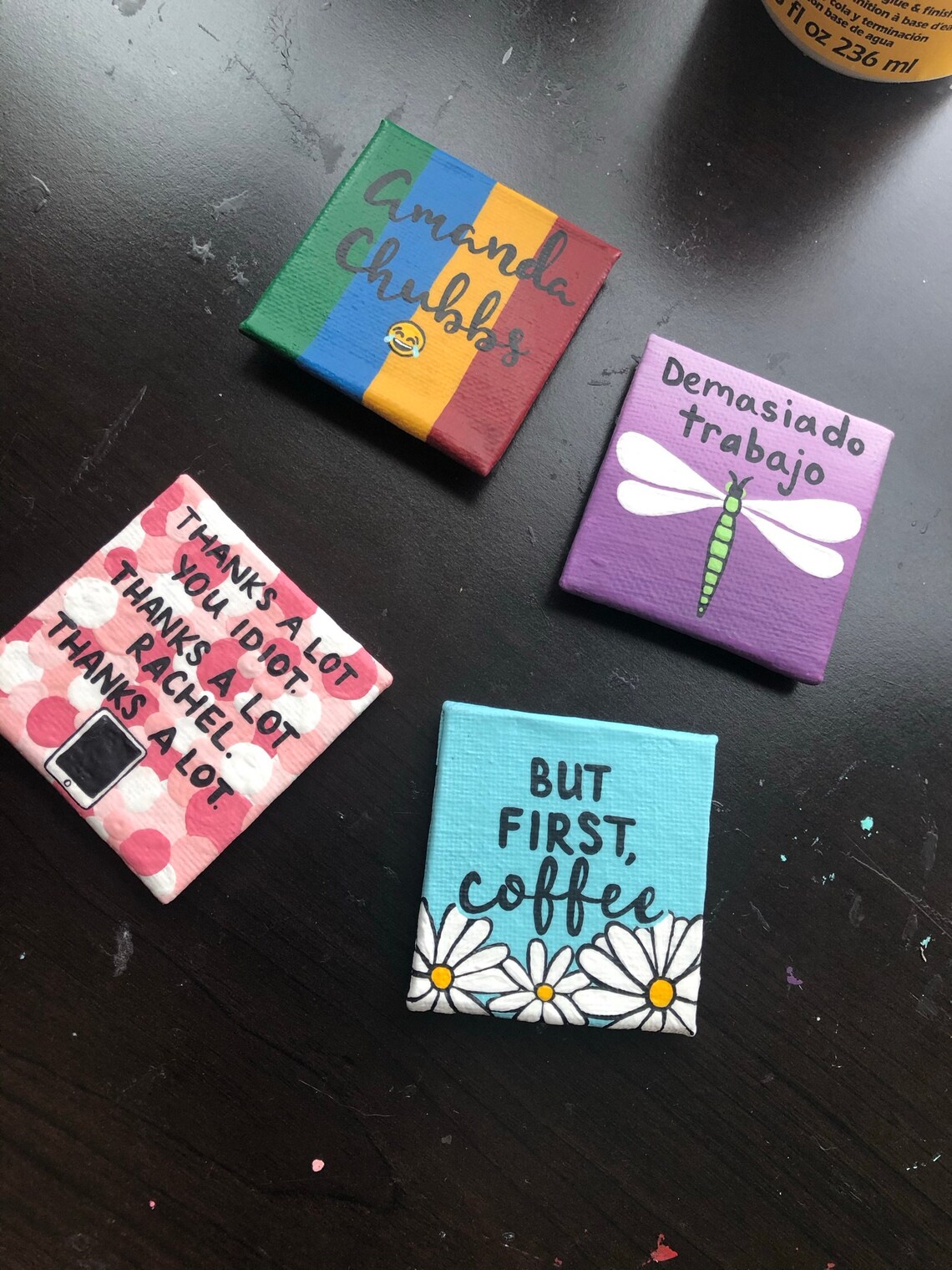Custom Fridge Magnets 2x2 Fridge magnets Magnets Mini | Etsy