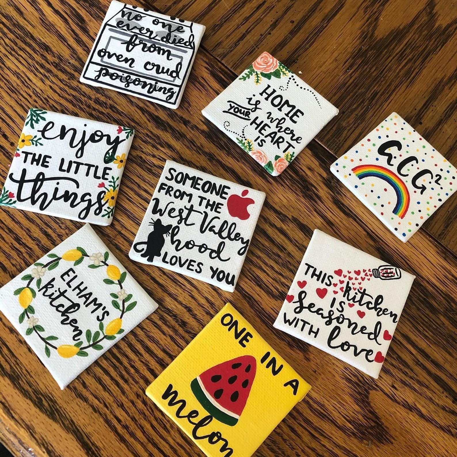 Custom Fridge Magnets 2x2 Fridge magnets Magnets Mini | Etsy