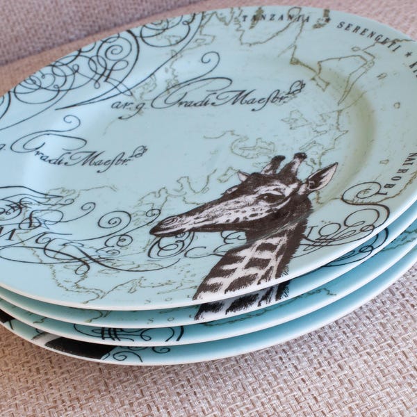 Giraffe Dinnerware Set - Etsy