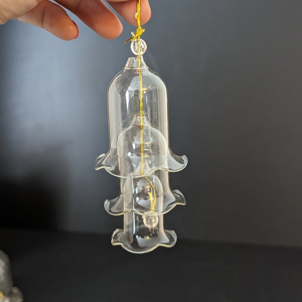Glass Bell Ornament - Etsy