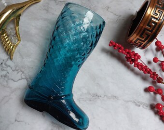 Glass Boot Vase - Etsy