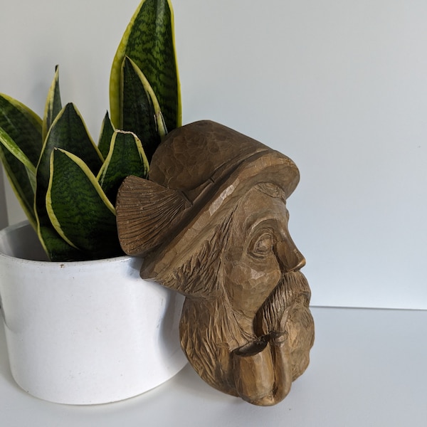 Statue Old Man Pipe - Etsy