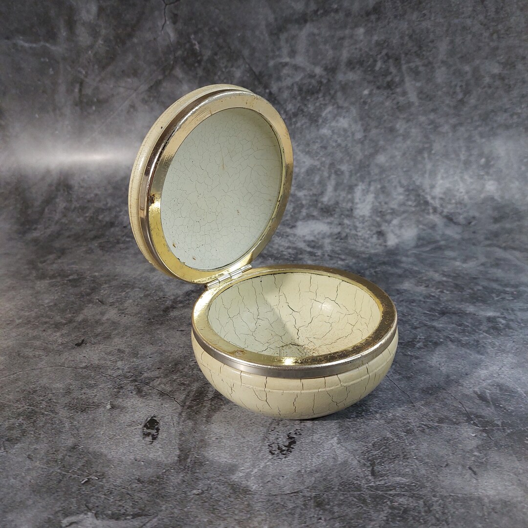 Floral Trinket Box With Violet Flowers / Lidded Dose - Etsy